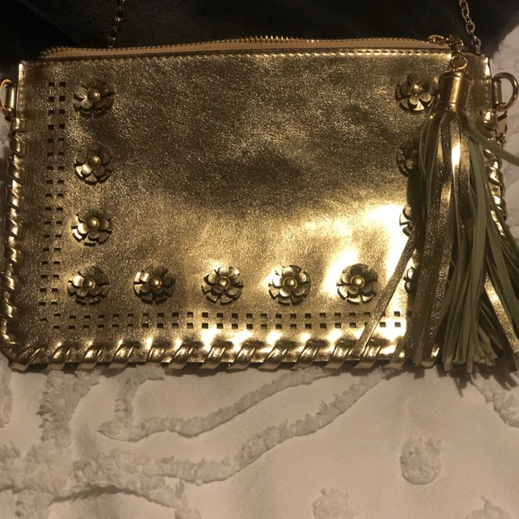 Bam Forever | Bags | Bam Forever New Gold Purse | Poshmark